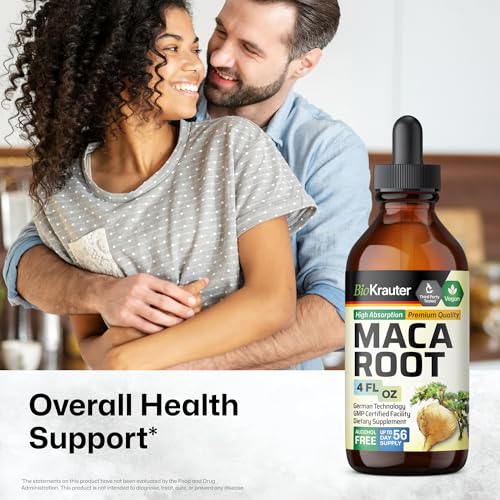 Maca root drops for enhanced drive