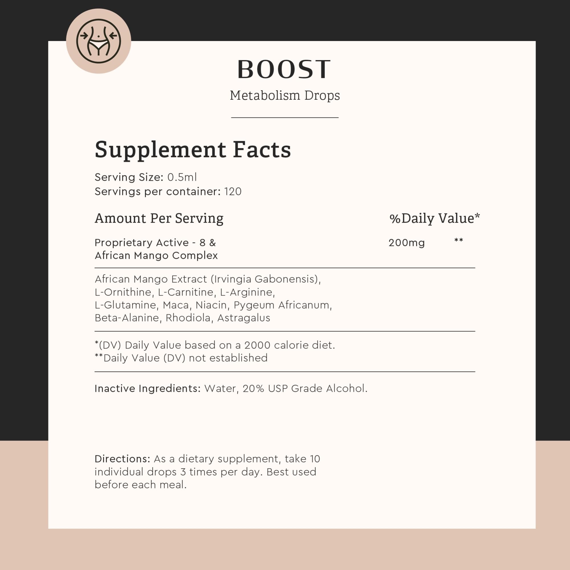 Maca root energy support drops