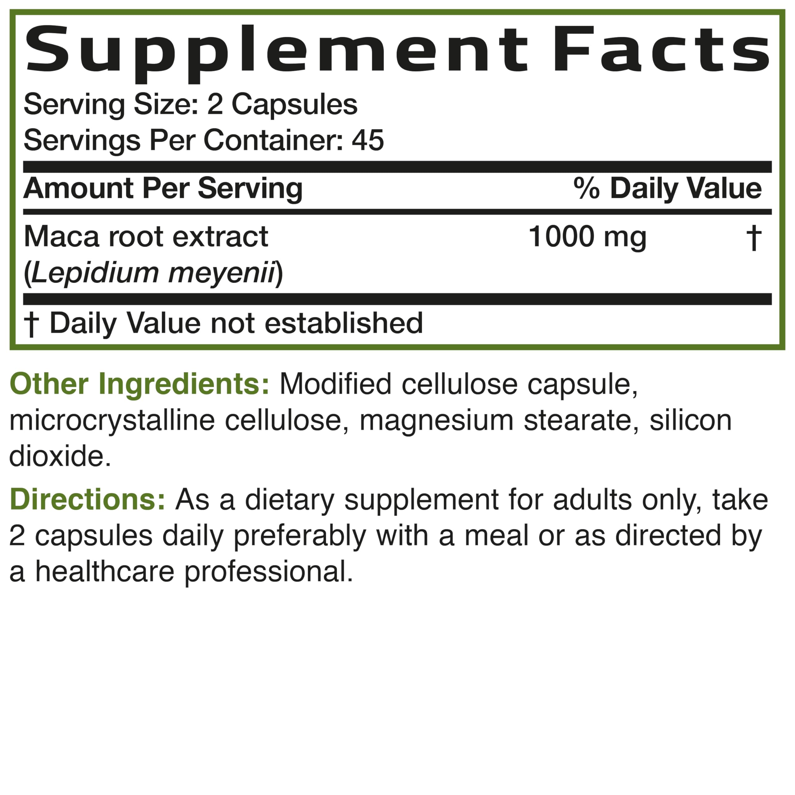 Maca Root for improved mood