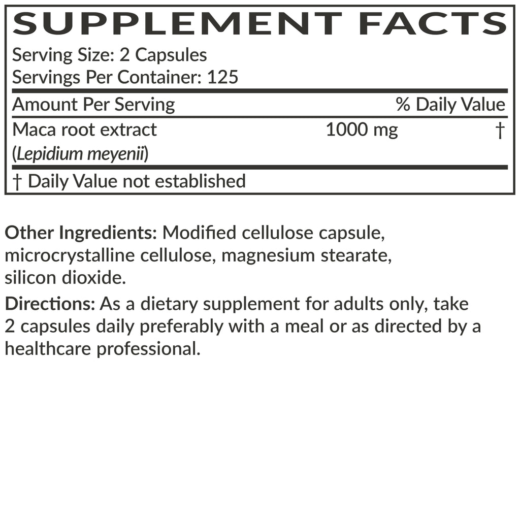 Maca Root for overall health