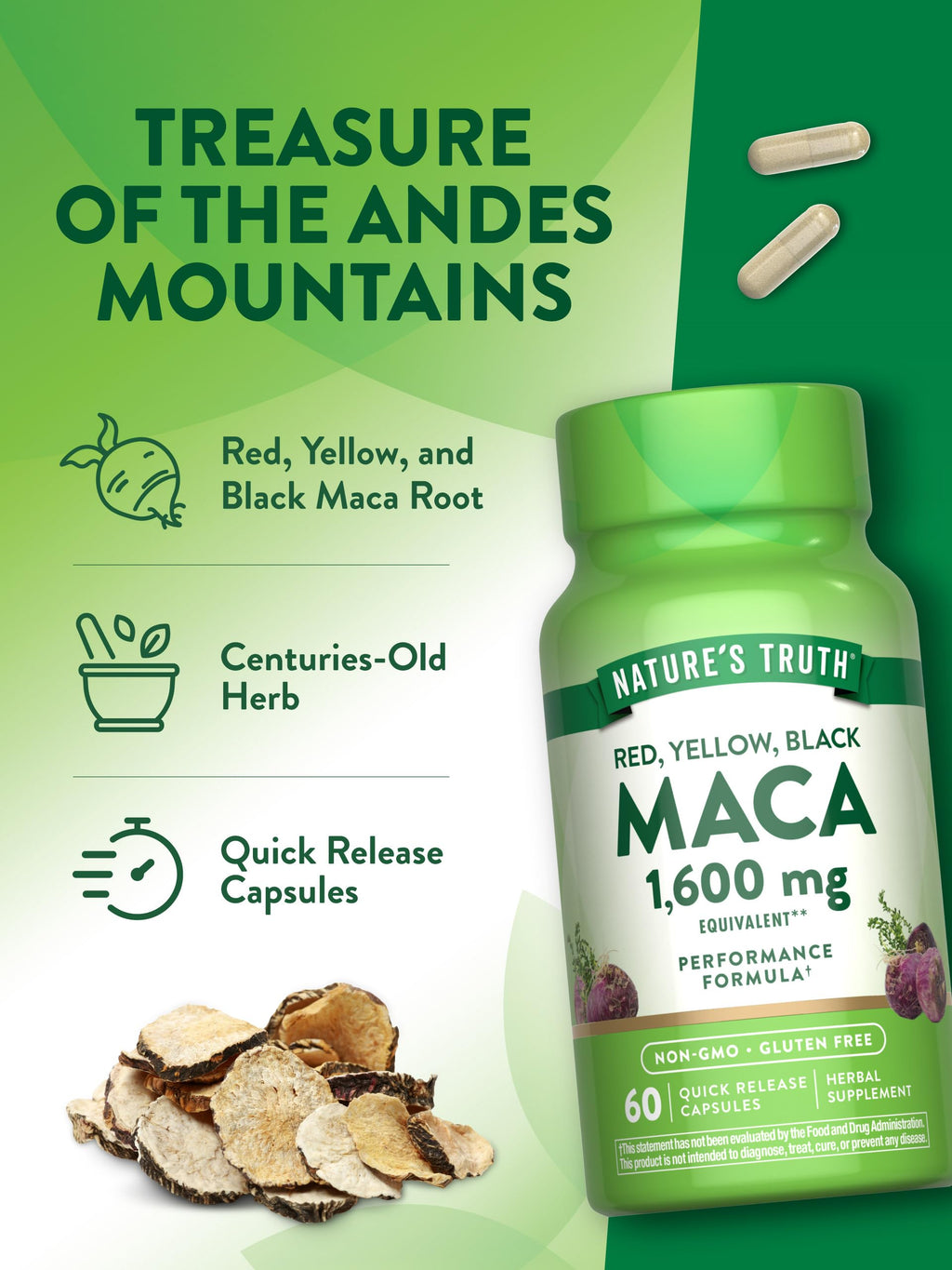 Maca root for stamina and vitality