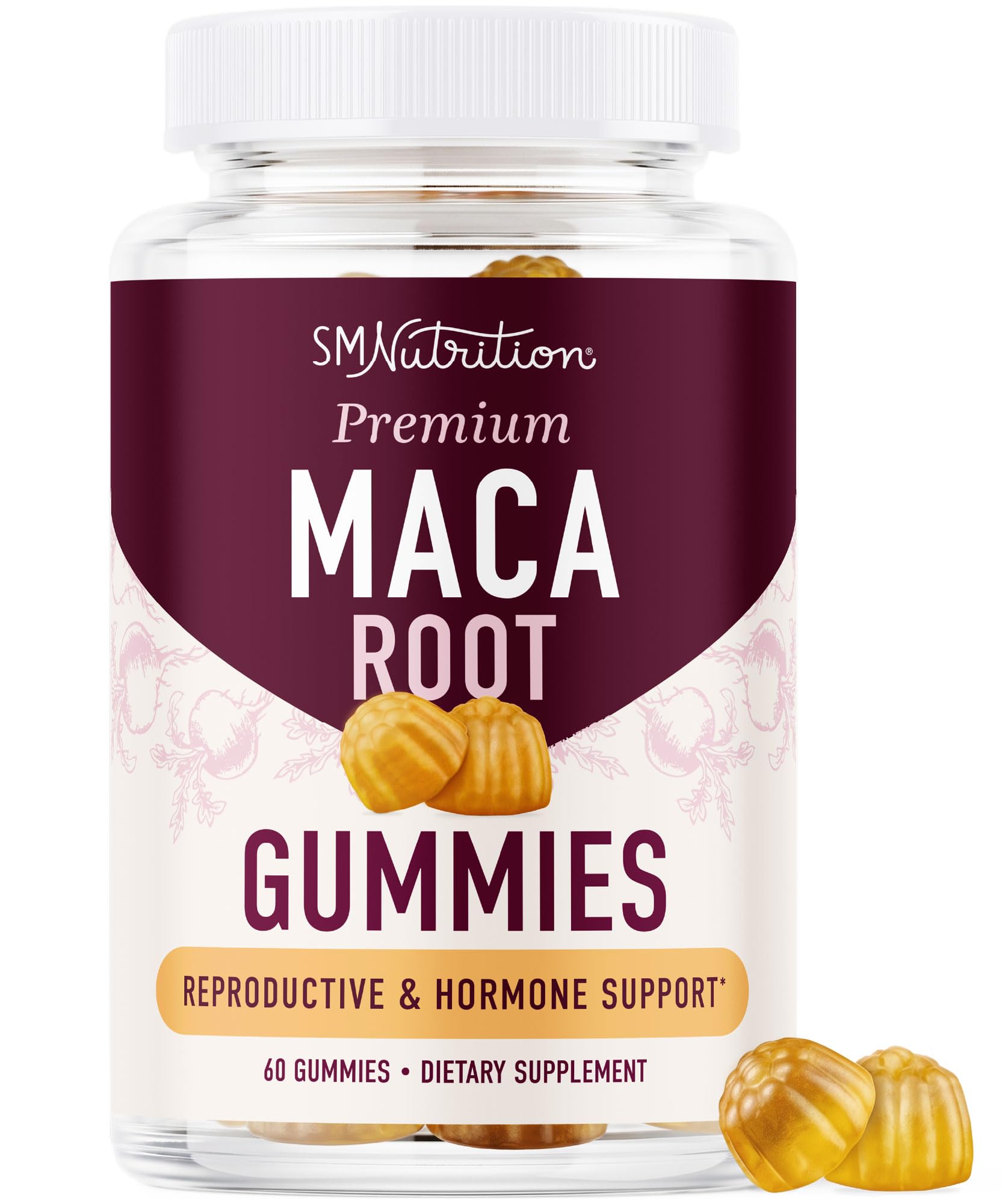Maca root gummies for energy boost