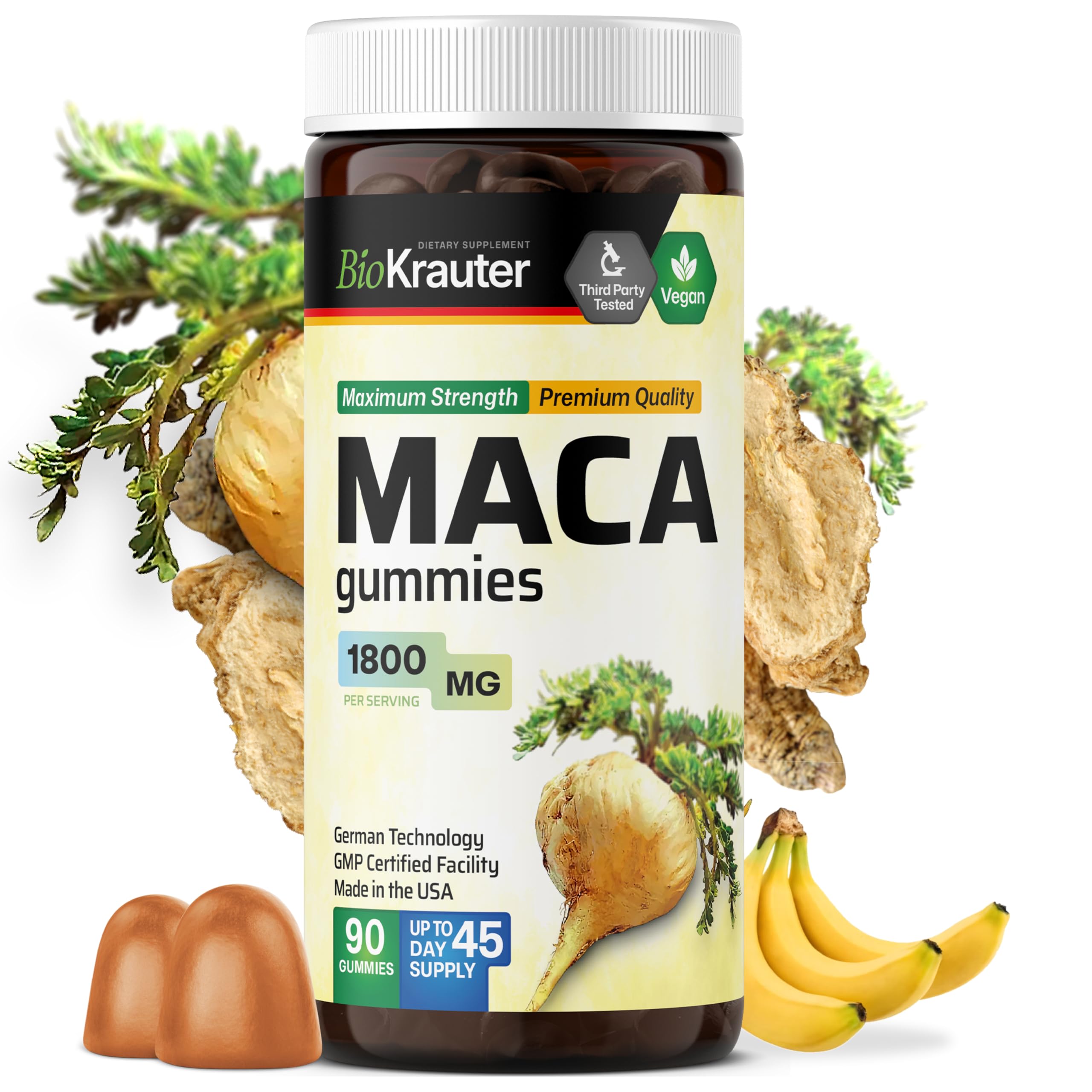 Maca root gummies for energy