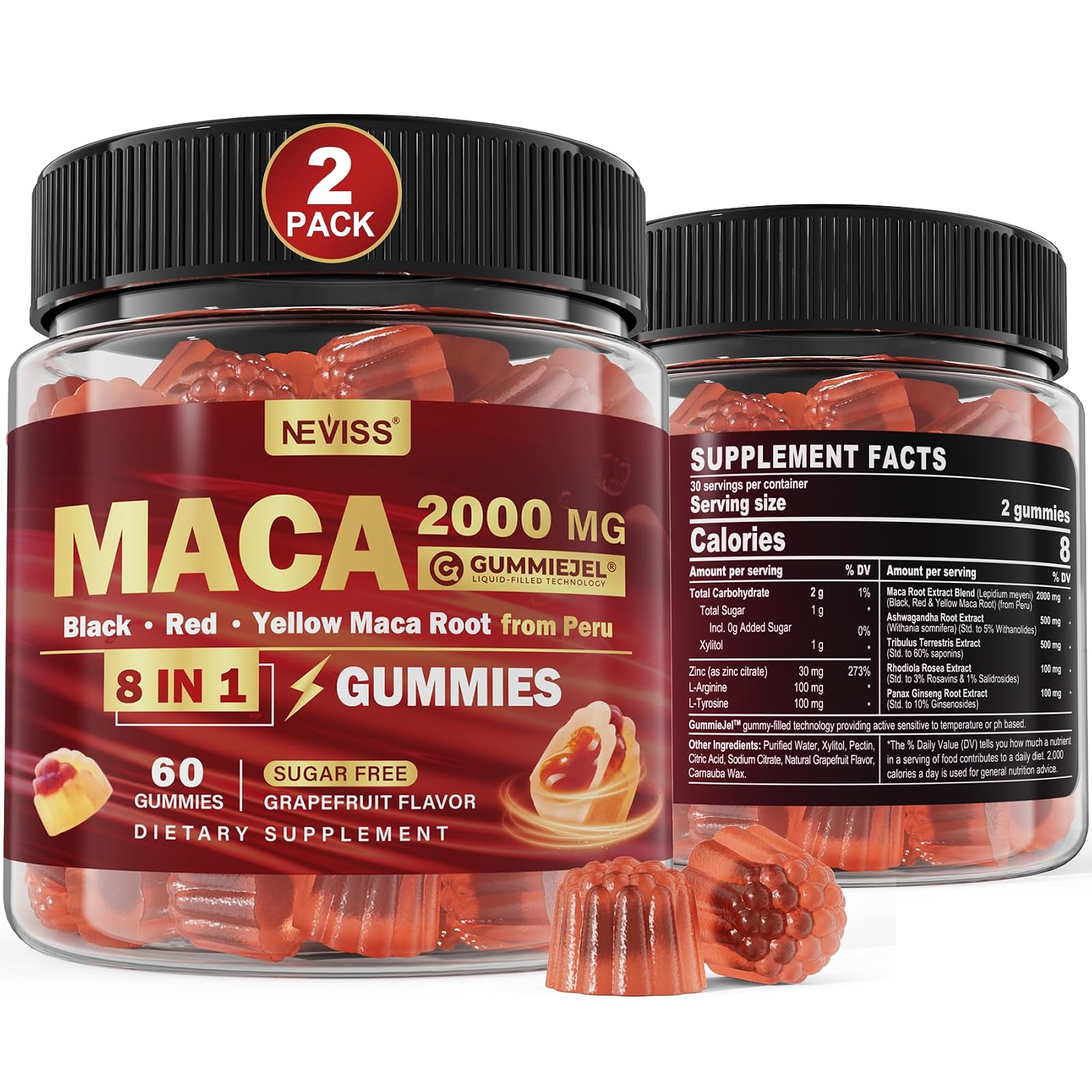Maca root gummies for energy