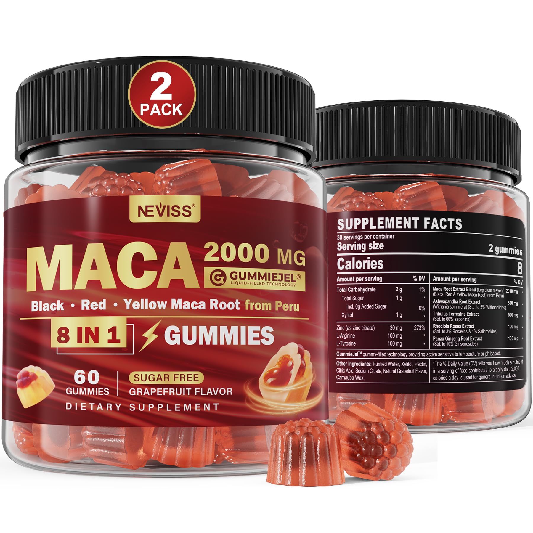 Maca root gummies for energy