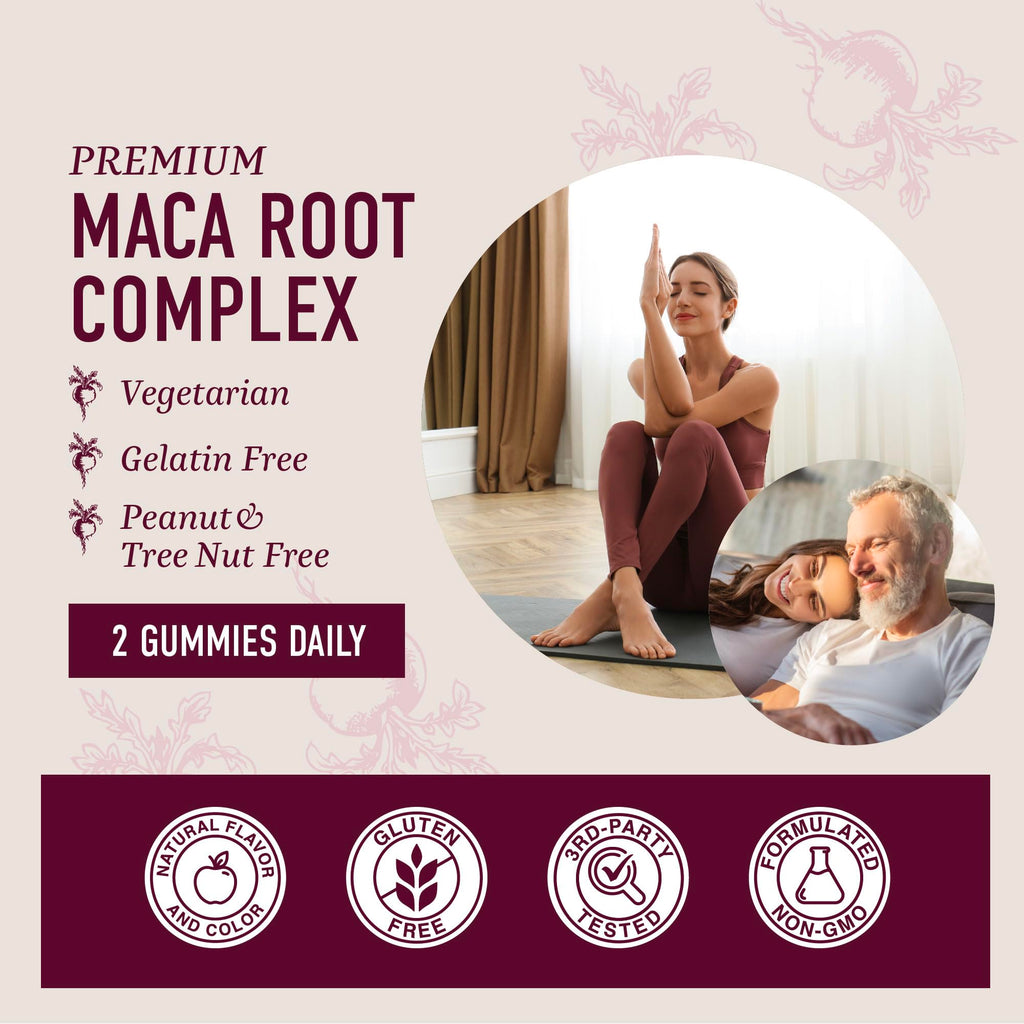 Maca root gummies for women's health