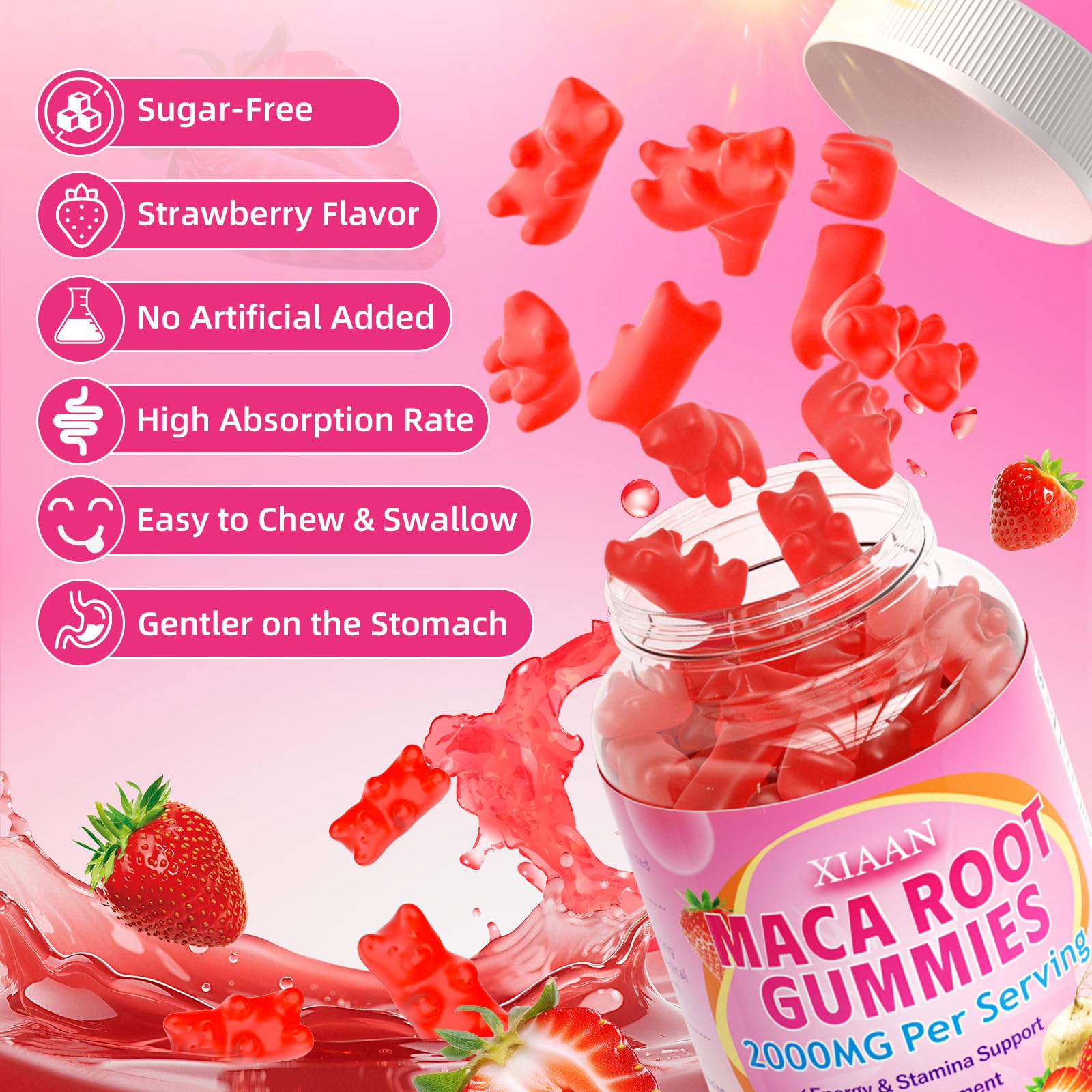 maca root gummies with ashwagandha benefits