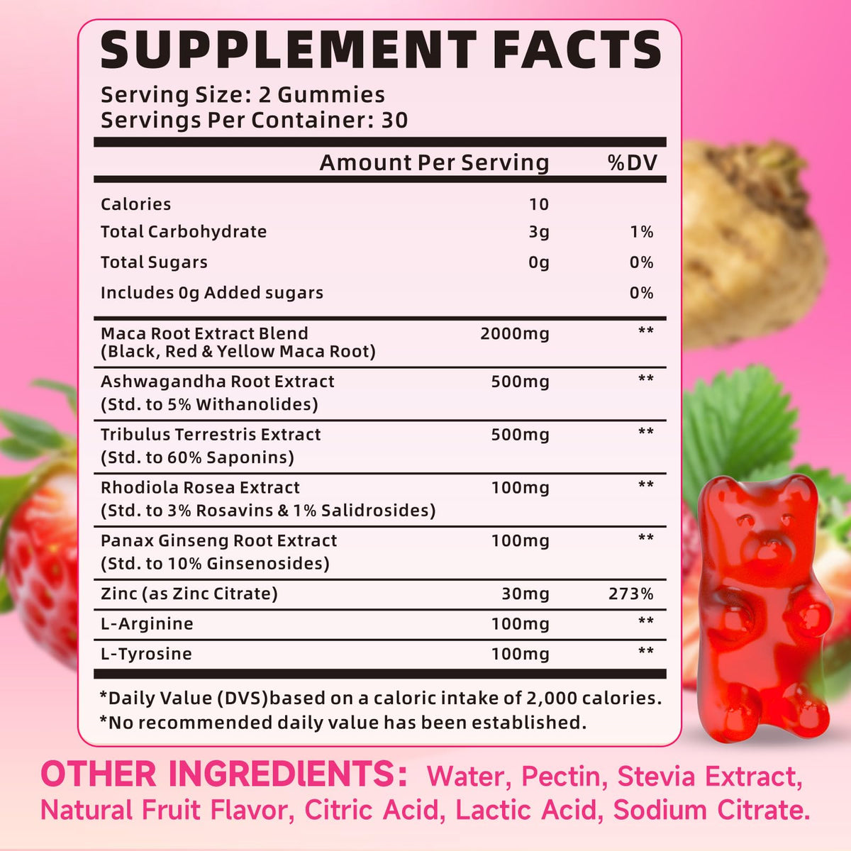 maca root gummies with ashwagandha benefits