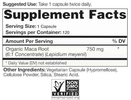 Maca Root multivitamin for energy boost