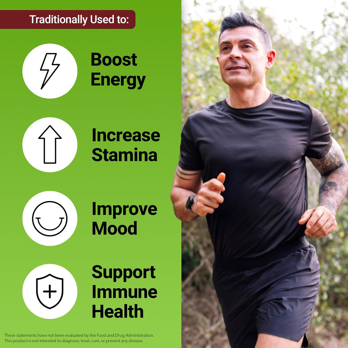 Maca root multivitamin for energy boost