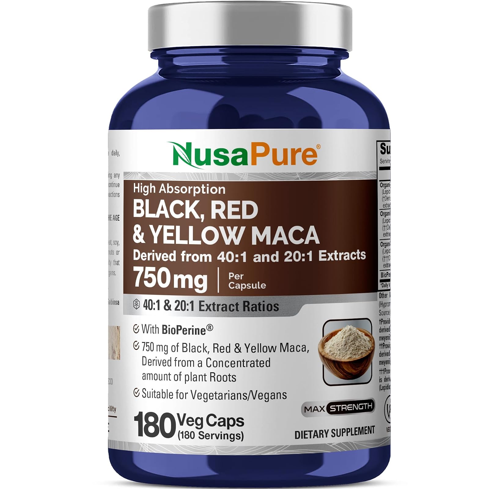 Maca root multivitamins for women