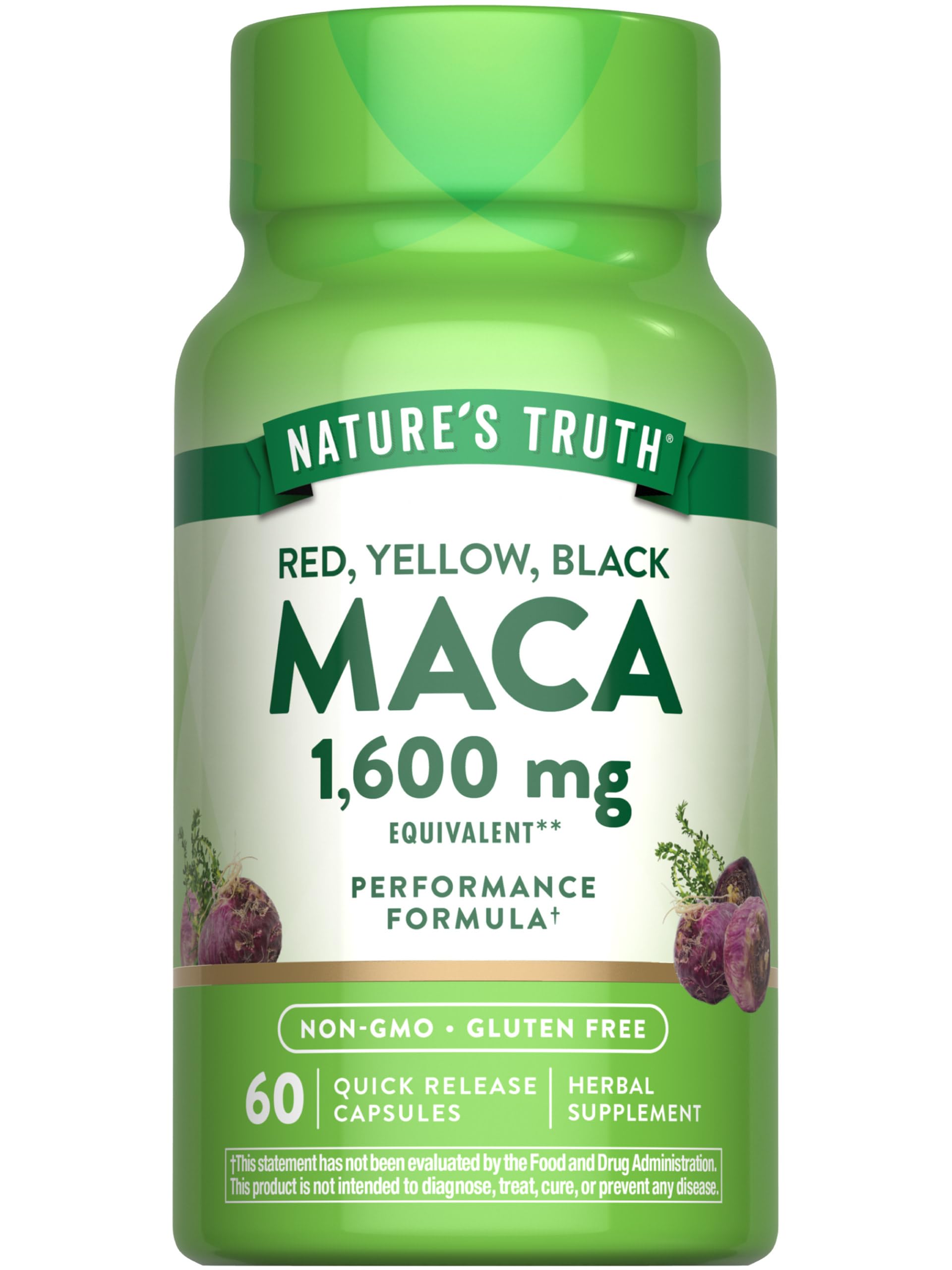 Maca root performance formula capsules