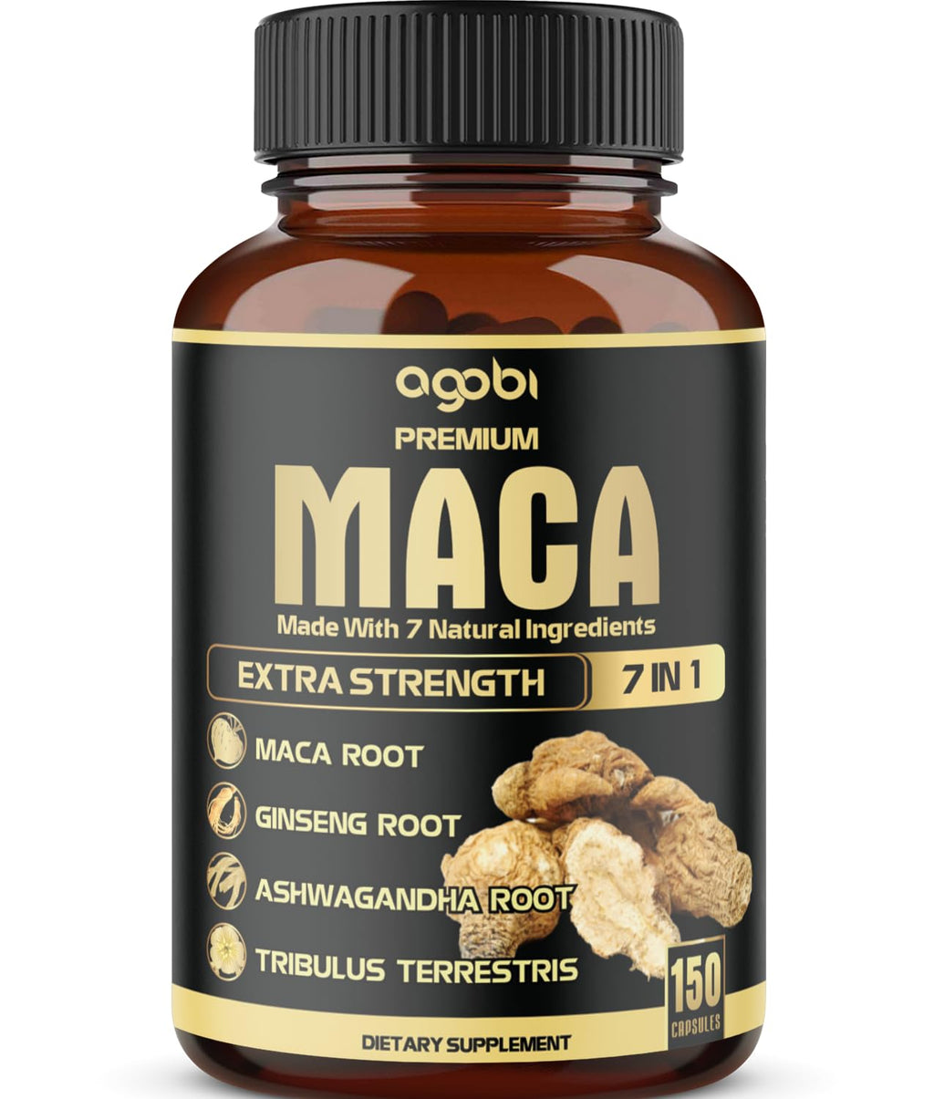 Maca root supplement for energy