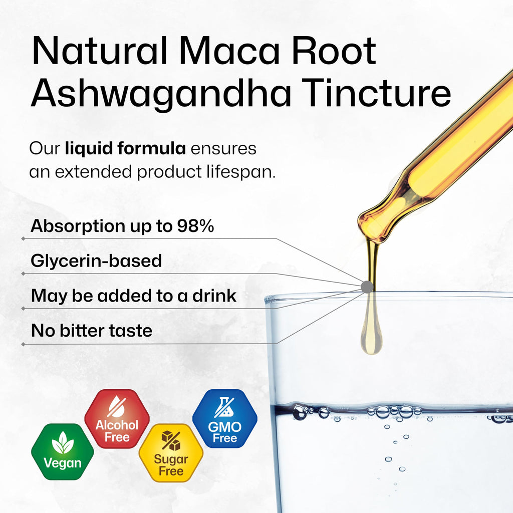 Maca root tincture for energy boost