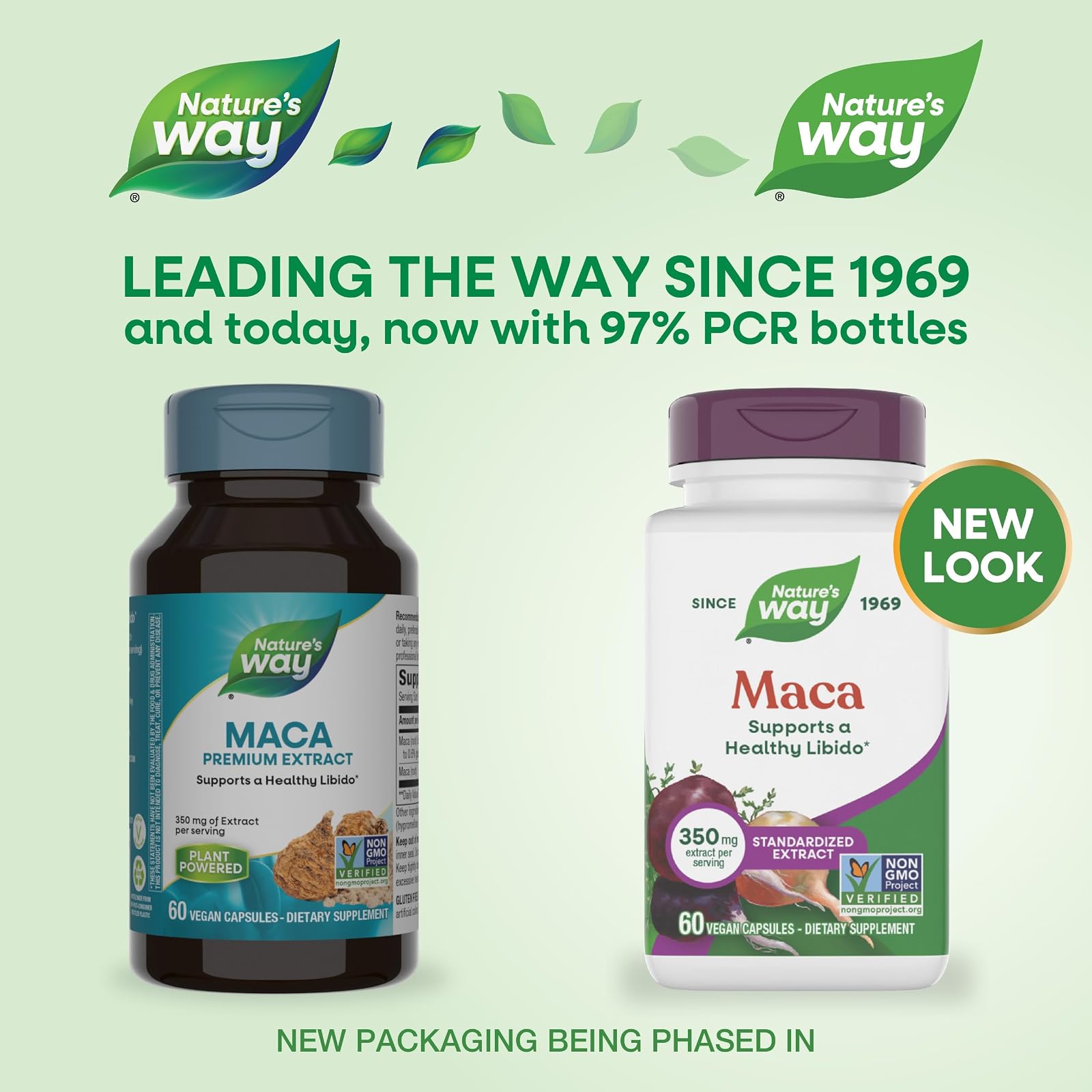 Maca standardized extract for energy