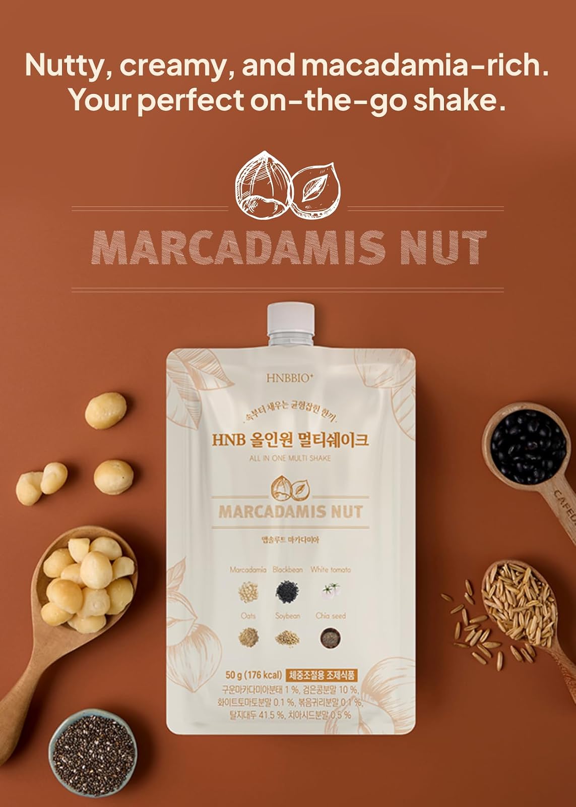 macadamia flavour protein shake