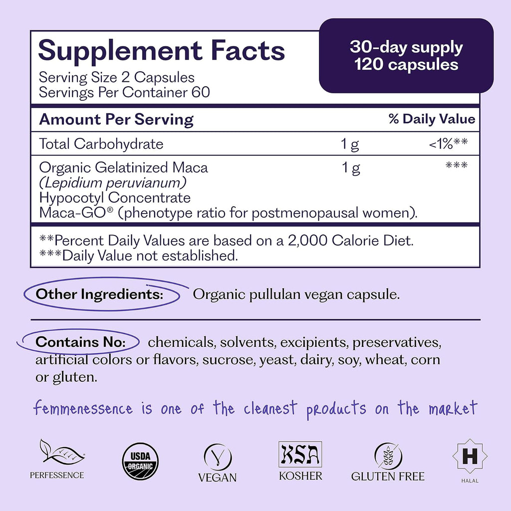 MacaPause multivitamin for stress relief
