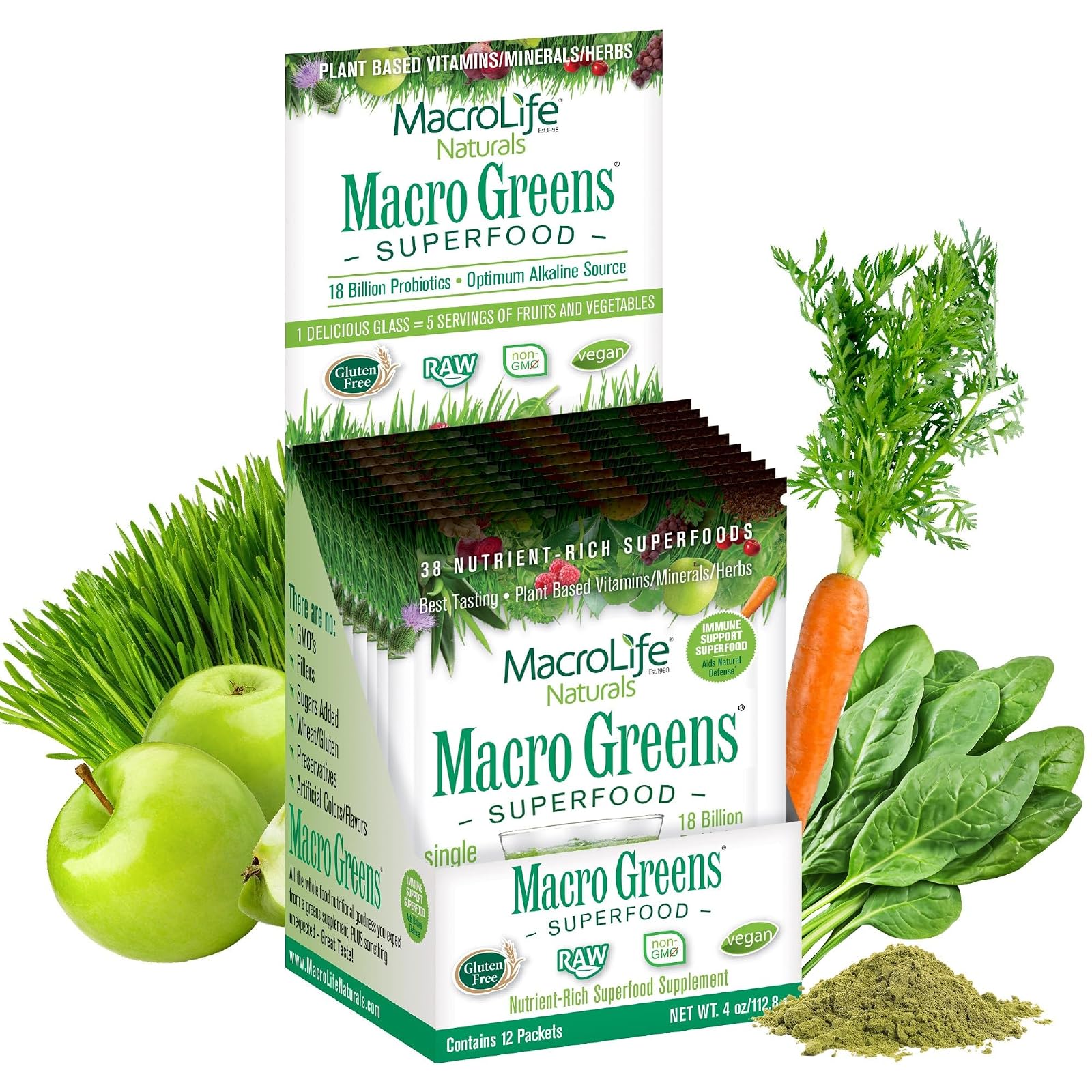 Macro Greens Powder for daily energy