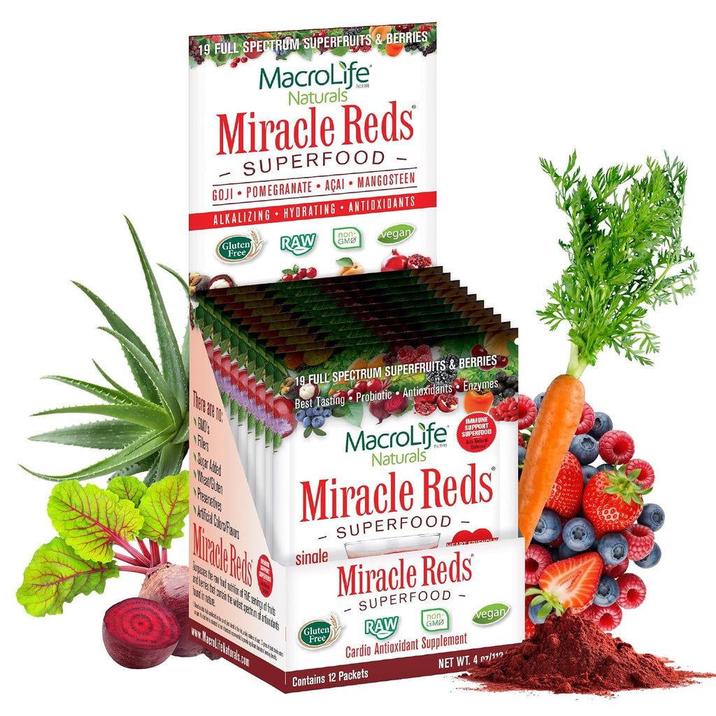MacroLife Naturals superfood powder packets