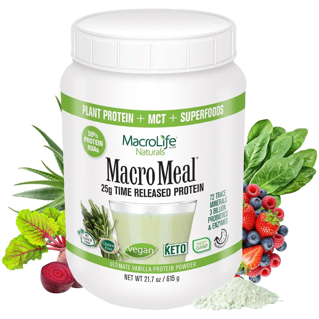 MacroLife Naturals vegan protein powder