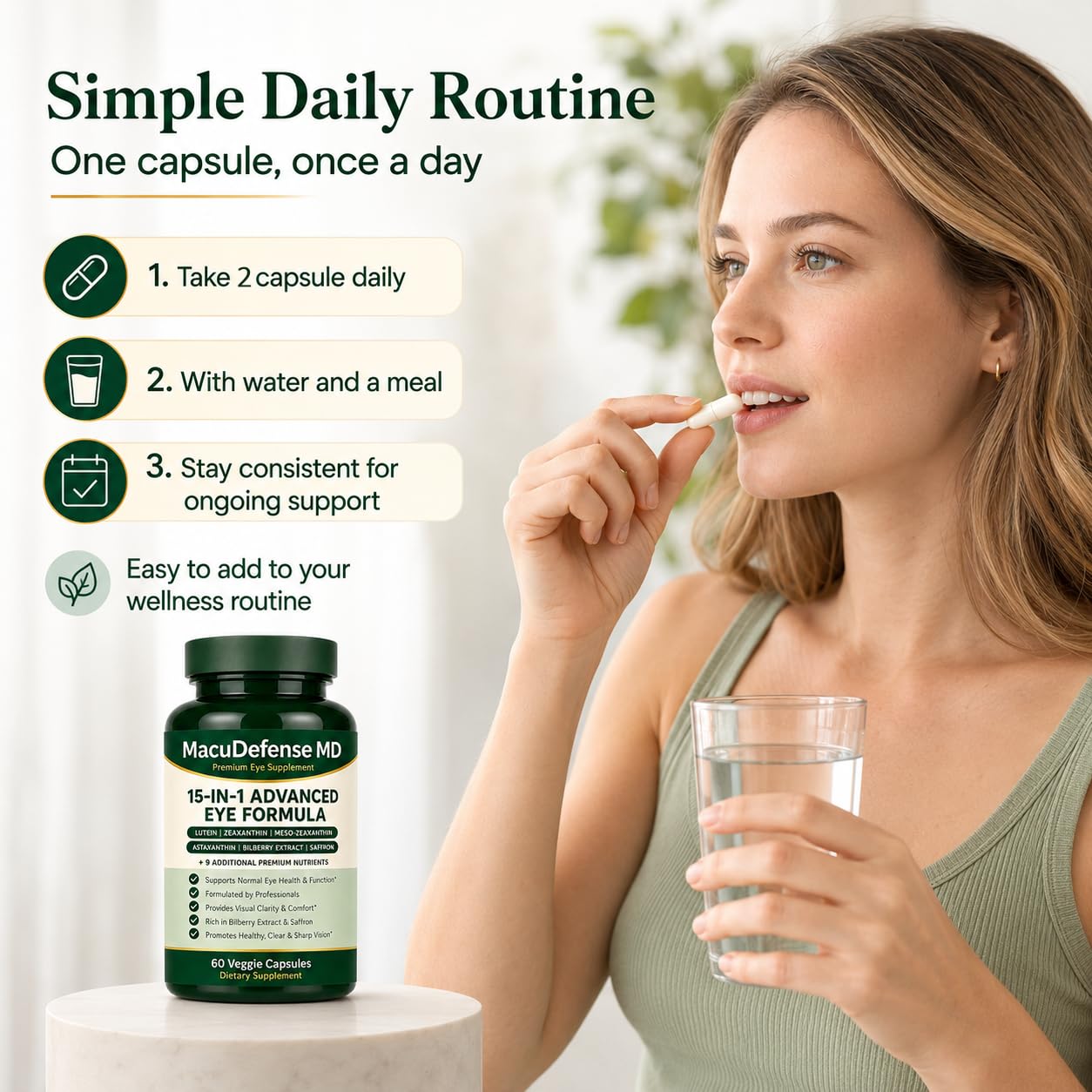 Macudefense 15-in-1 eye supplement