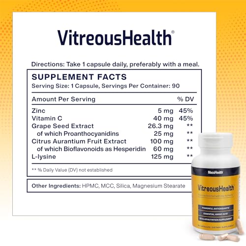 Macuhealth VitreousHealth eye nutrition