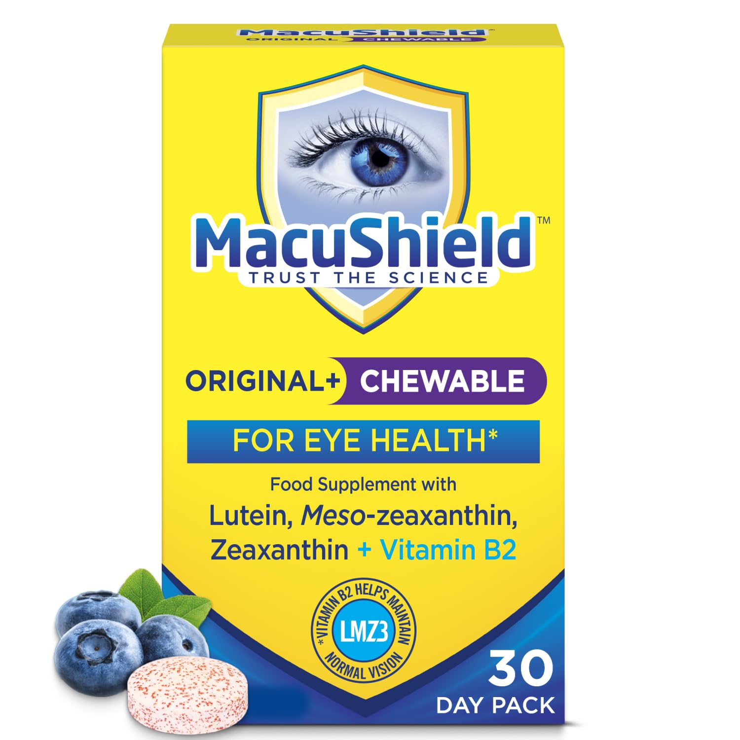 Macushield chewable vitamin A tablets