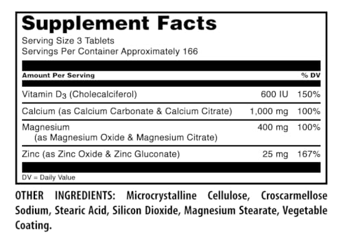 Made in Canada calcium tablets