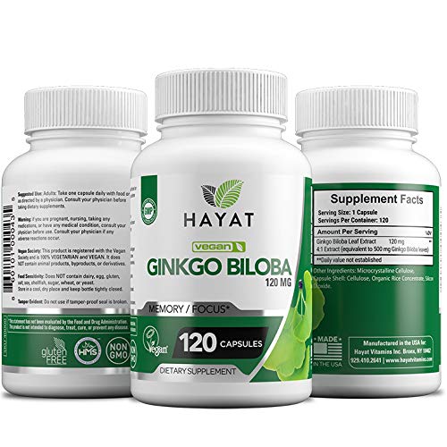 made in Canada ginkgo biloba tablets