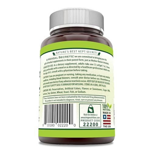 Made in Canada herbal garlic capsules