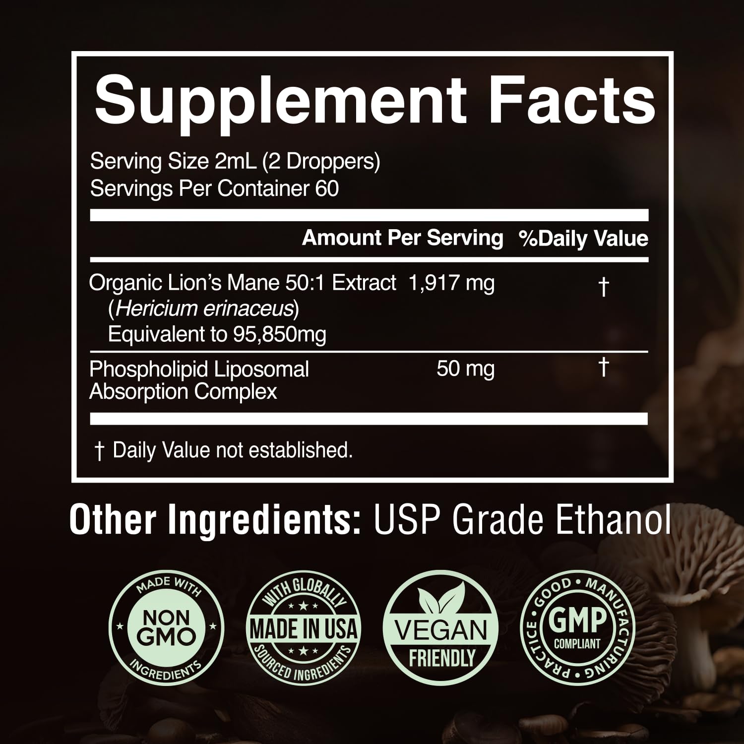 made in Canada mushroom extract
