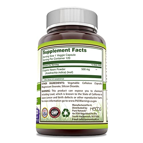 made in Canada neem supplement