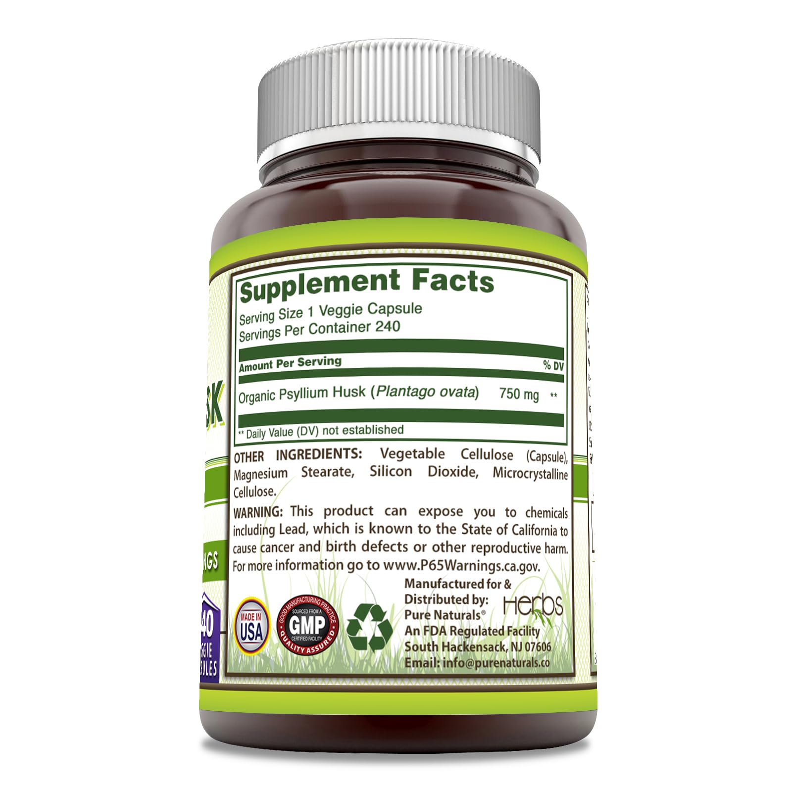 made in Canada psyllium supplement