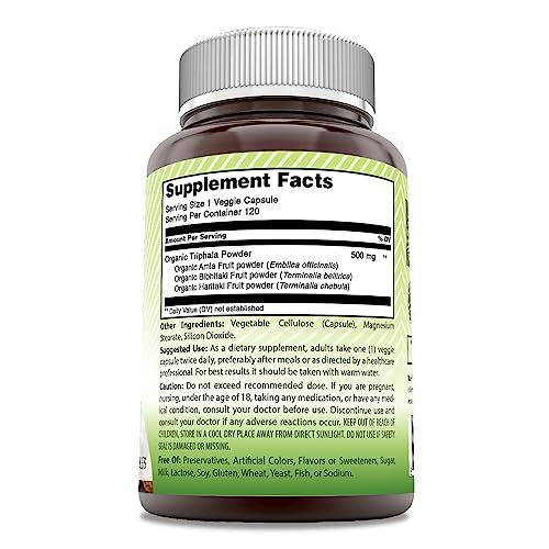 Made in Canada triphala capsules