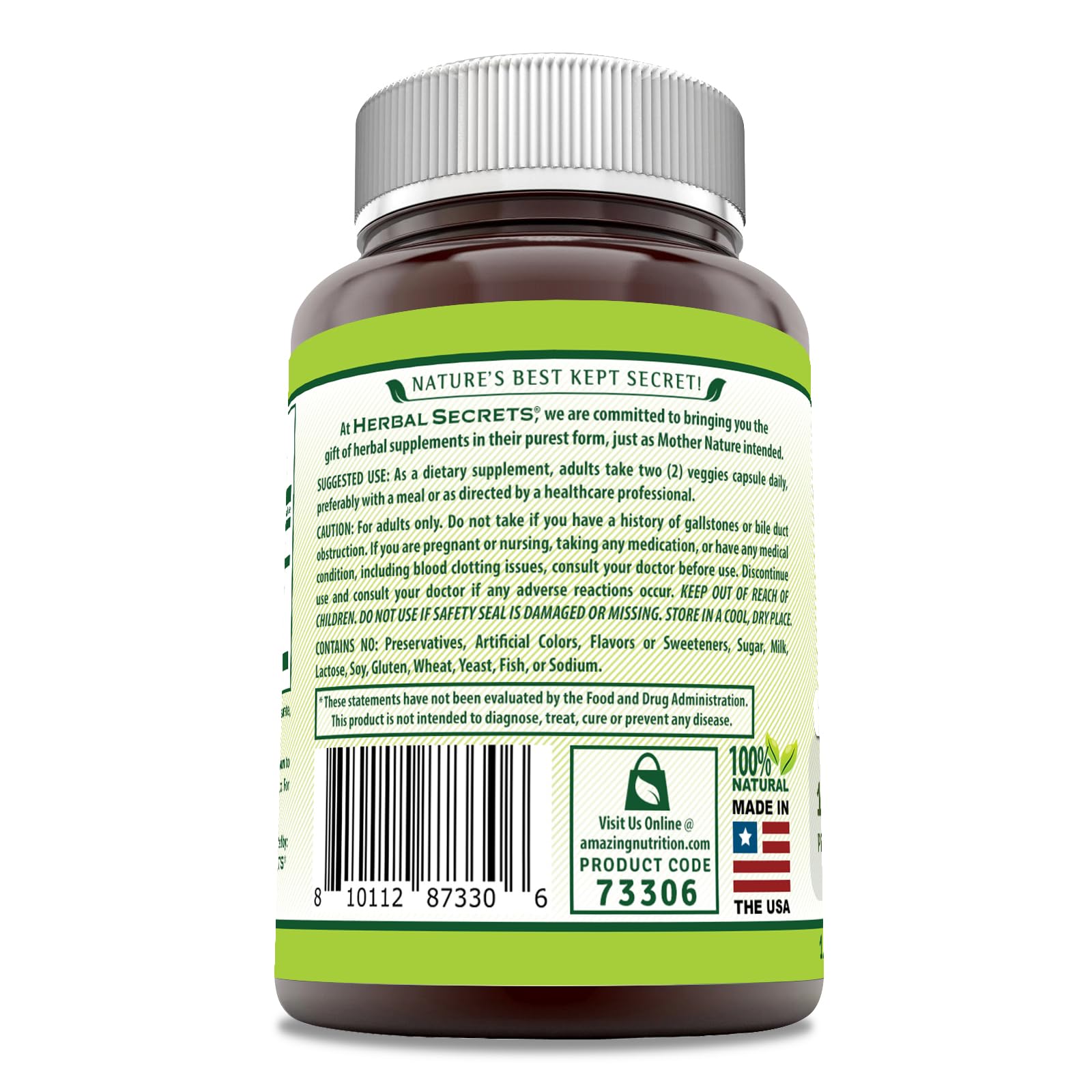 Made in Canada turmeric capsules