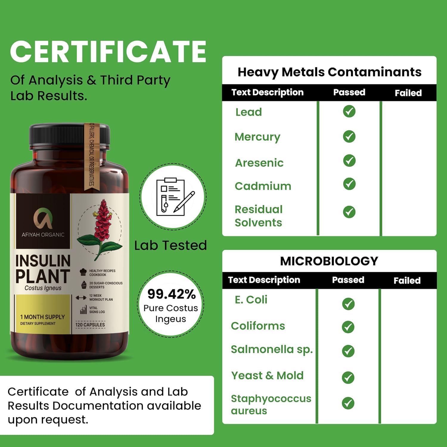 Made in the USA blended supplements