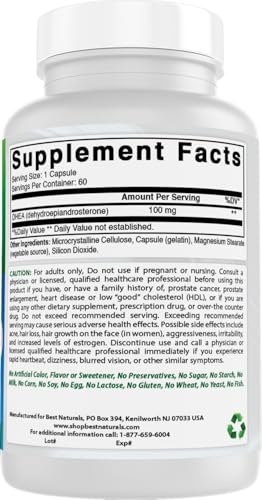 Made in the USA DHEA supplement