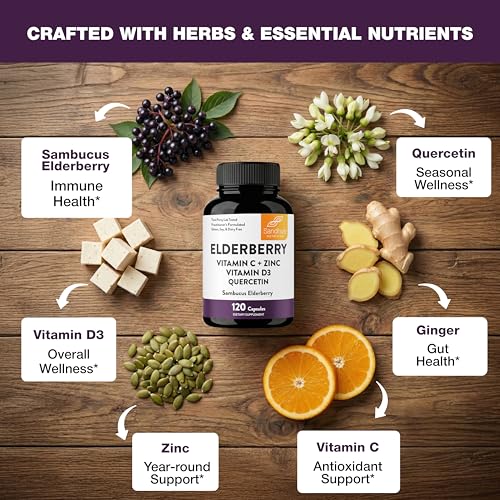 Made in USA elderberry capsules