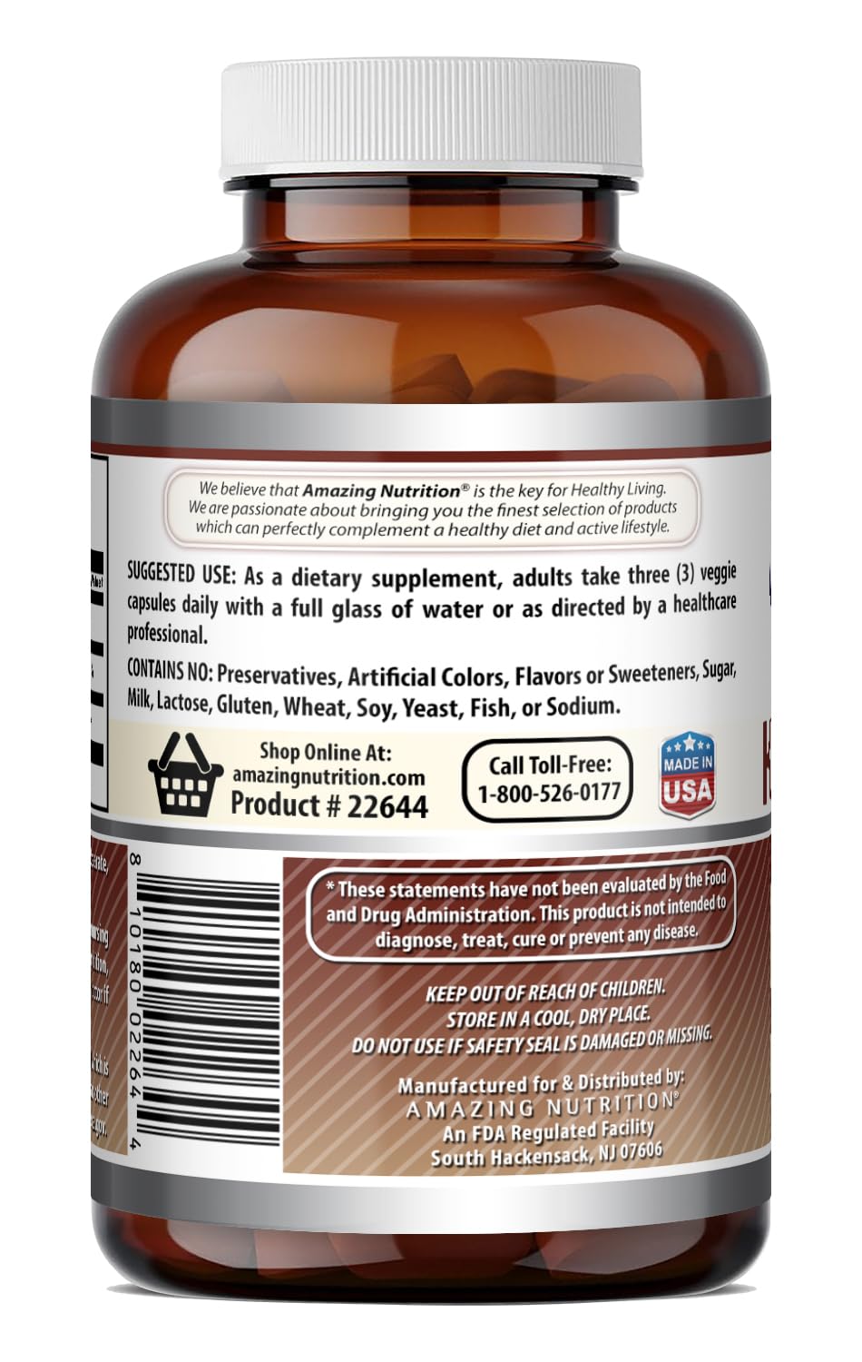 Made in USA herbal capsules