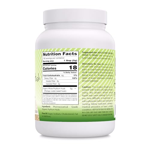 made in USA organic psyllium husk
