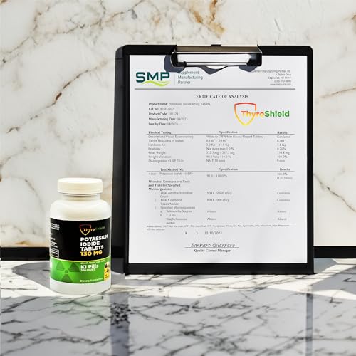 Made in USA potassium iodide for peace of mind