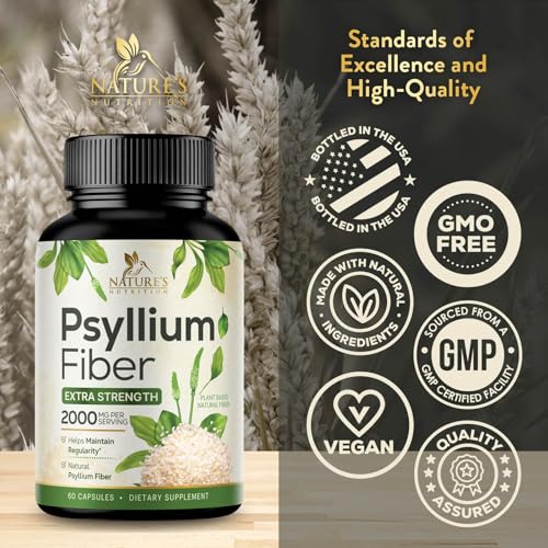 made in USA psyllium capsules