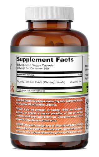 Made in USA psyllium husk product