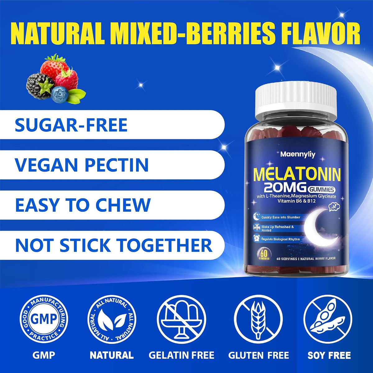 Maennyliy gummies for improved sleep quality