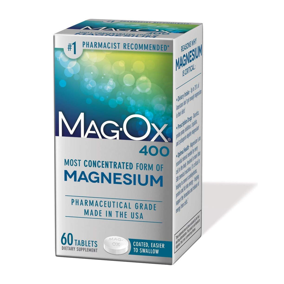 Mag-Ox 400 magnesium supplement tablets