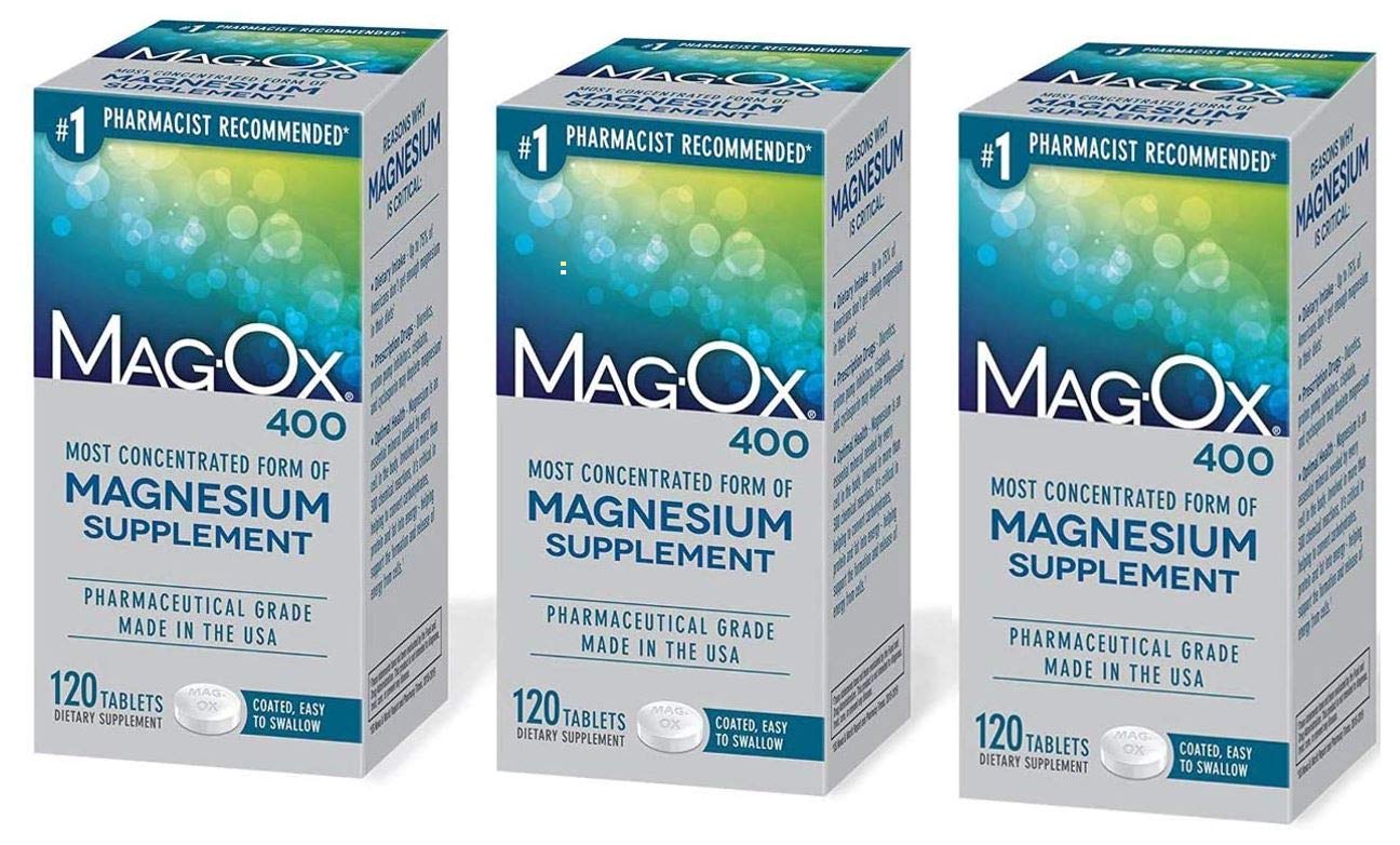 Mag-Ox 402 Magnesium Oxide tablets for muscle health