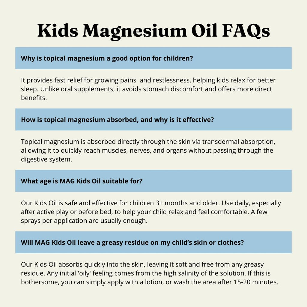 MAG Recovery kids magnesium relief