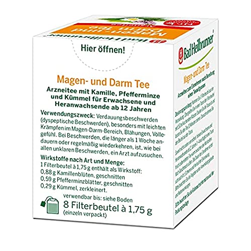Magen und Darm tea with chamomile