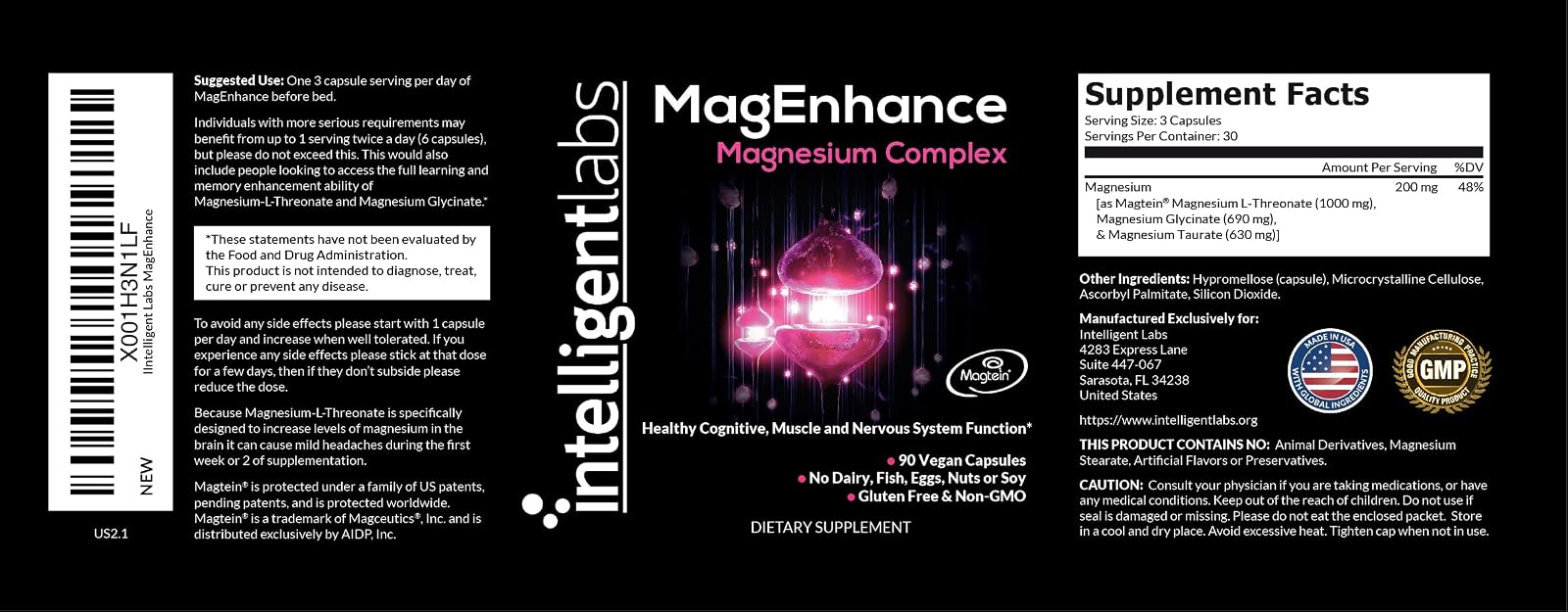 MagEnhance magnesium l-threonate for brain health