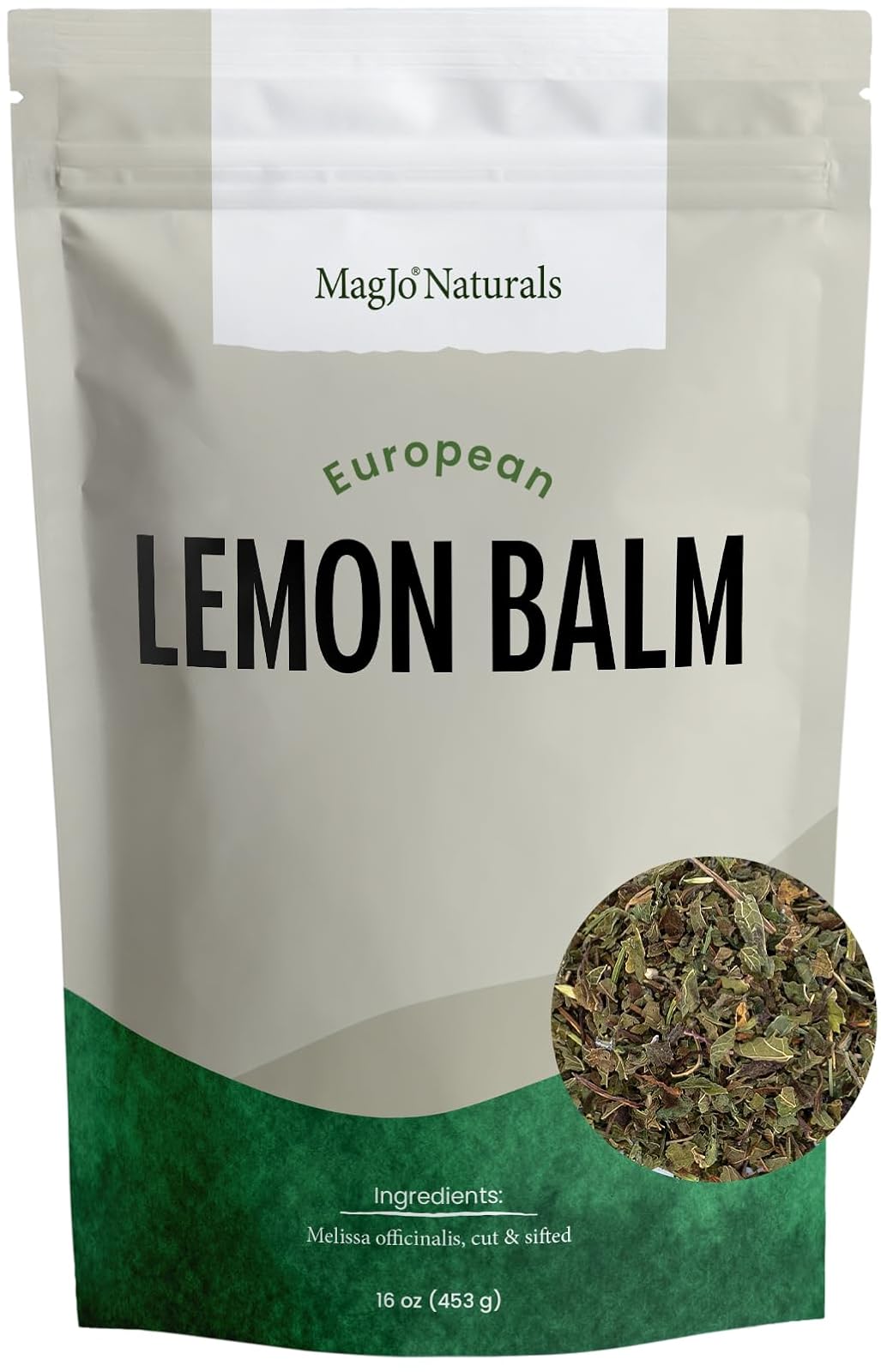 MagJo Naturals lemon balm herbal tea